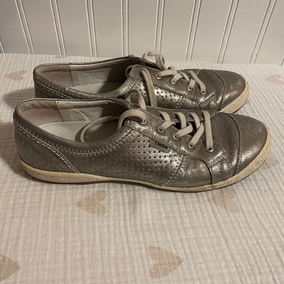 Josef Seibel | Shoes | Pewter Colored Sneakers | Poshmark